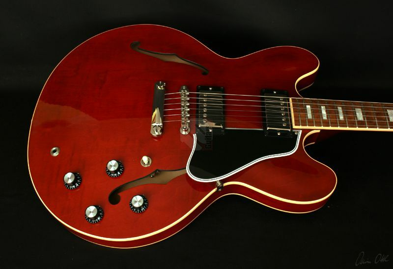 Gibson ES-335 Block Reissue Antique Red (2011) | Ten Guitars